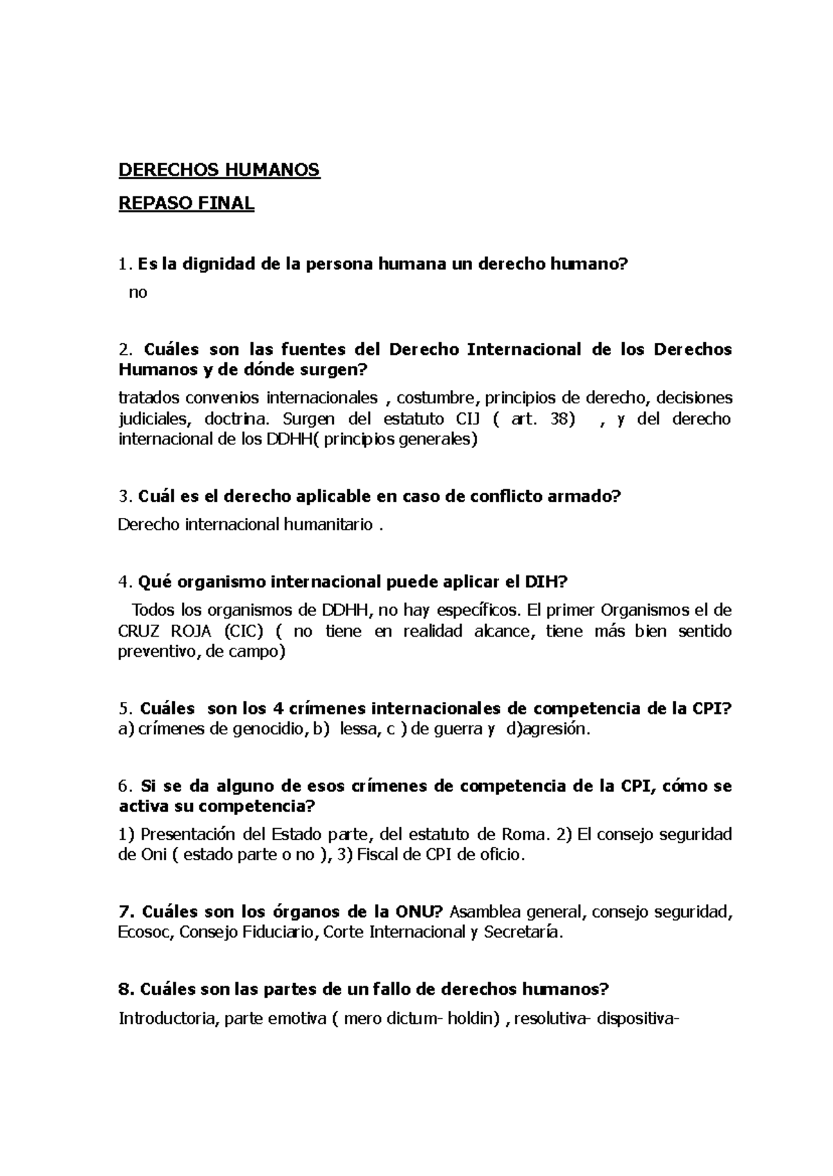 Repaso Final DDHH - 11xf34kjhfbq3o4f - DERECHOS HUMANOS REPASO FINAL Es ...
