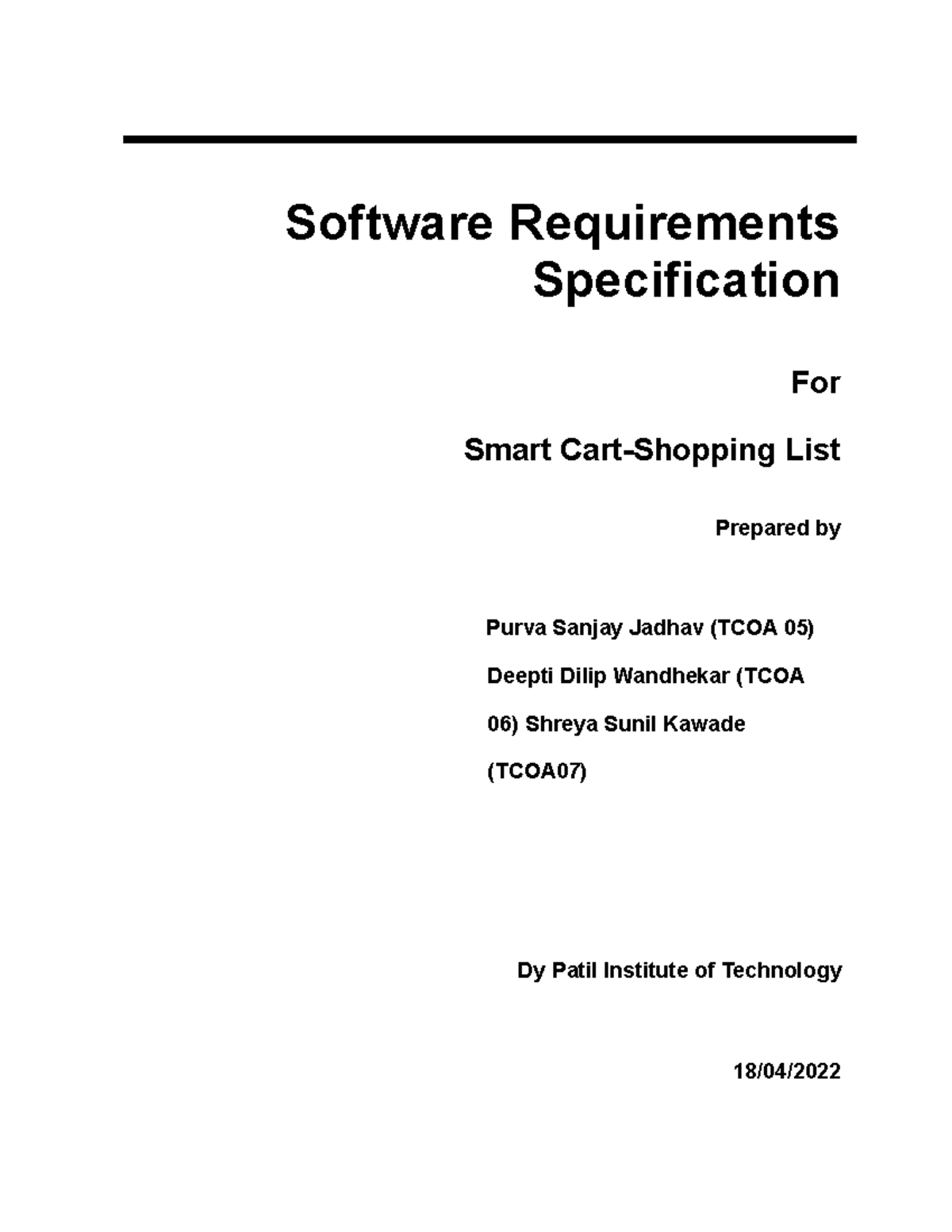 Srs template-ieee-converted - Software Requirements Specification For ...