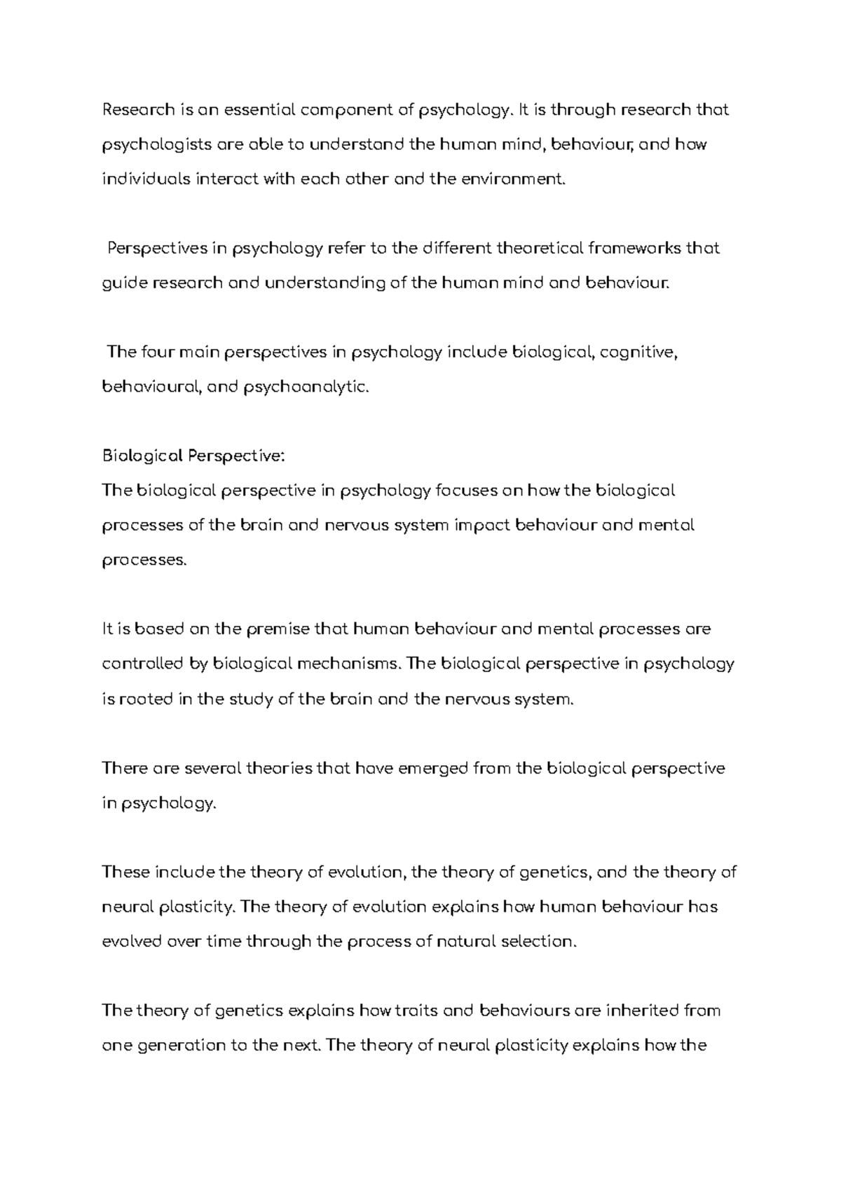 Research Perspectives - Research is an essential component of ...