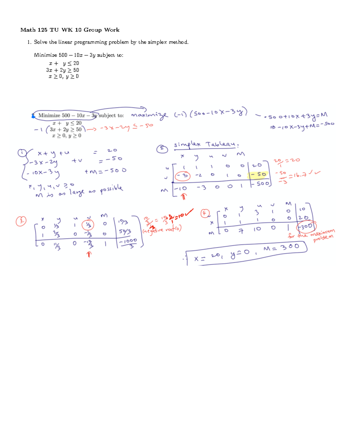 Math 125 Week 10 TU Solutions - MAT 660 - Studocu