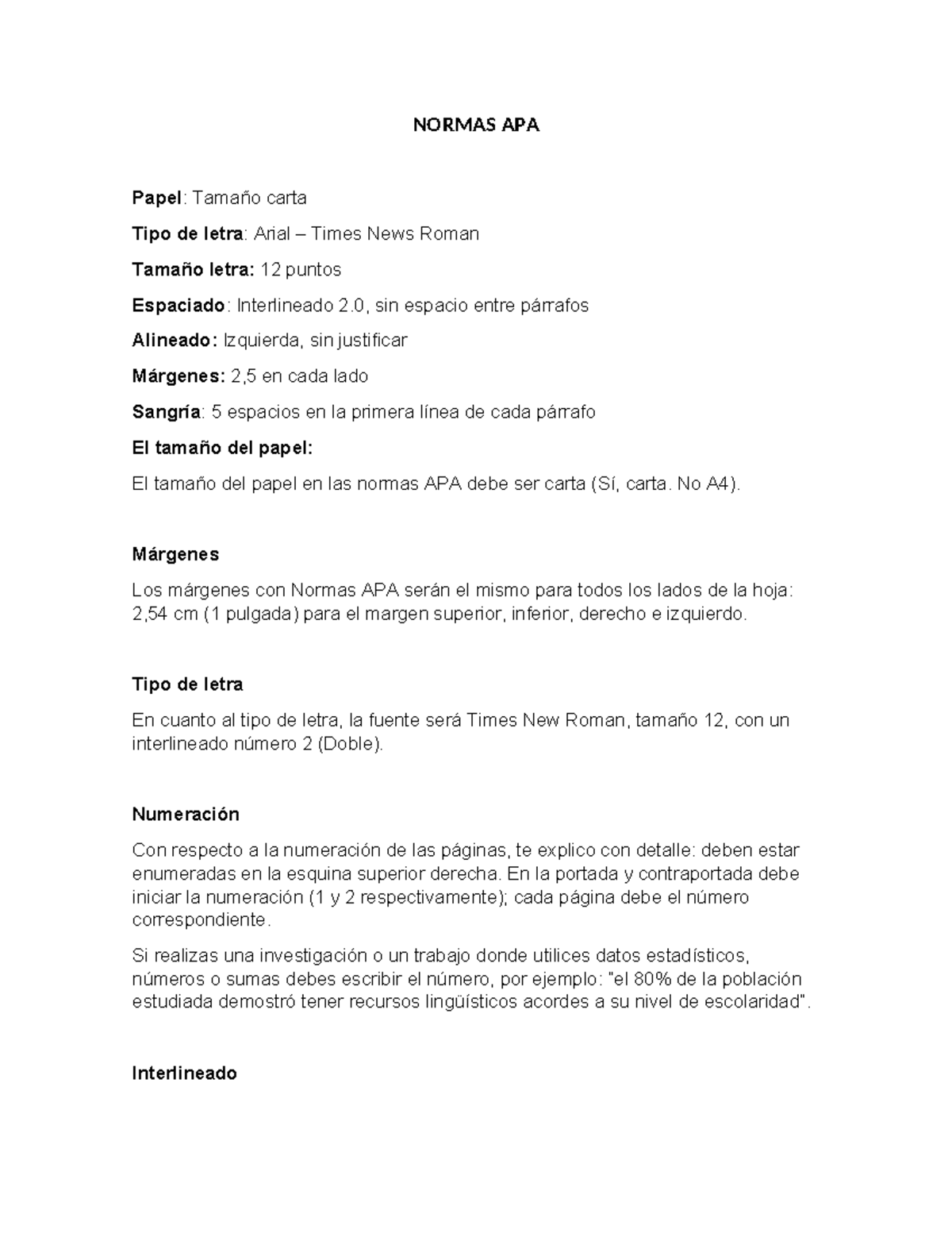 Normas APA - hola como están estos son mis apuntes - NORMAS APA Papel ...