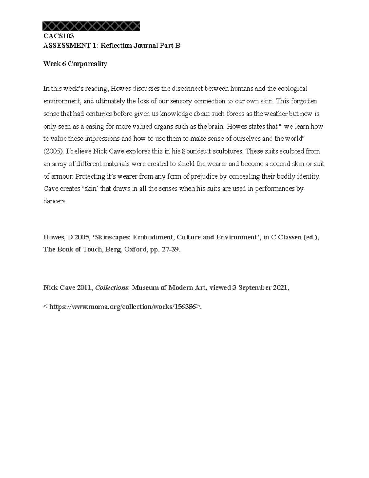 A1 B - Journal Entries - Studocu