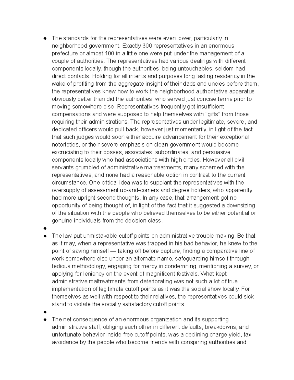 Clerical staff - Lecture notes from class - The standards for the ...