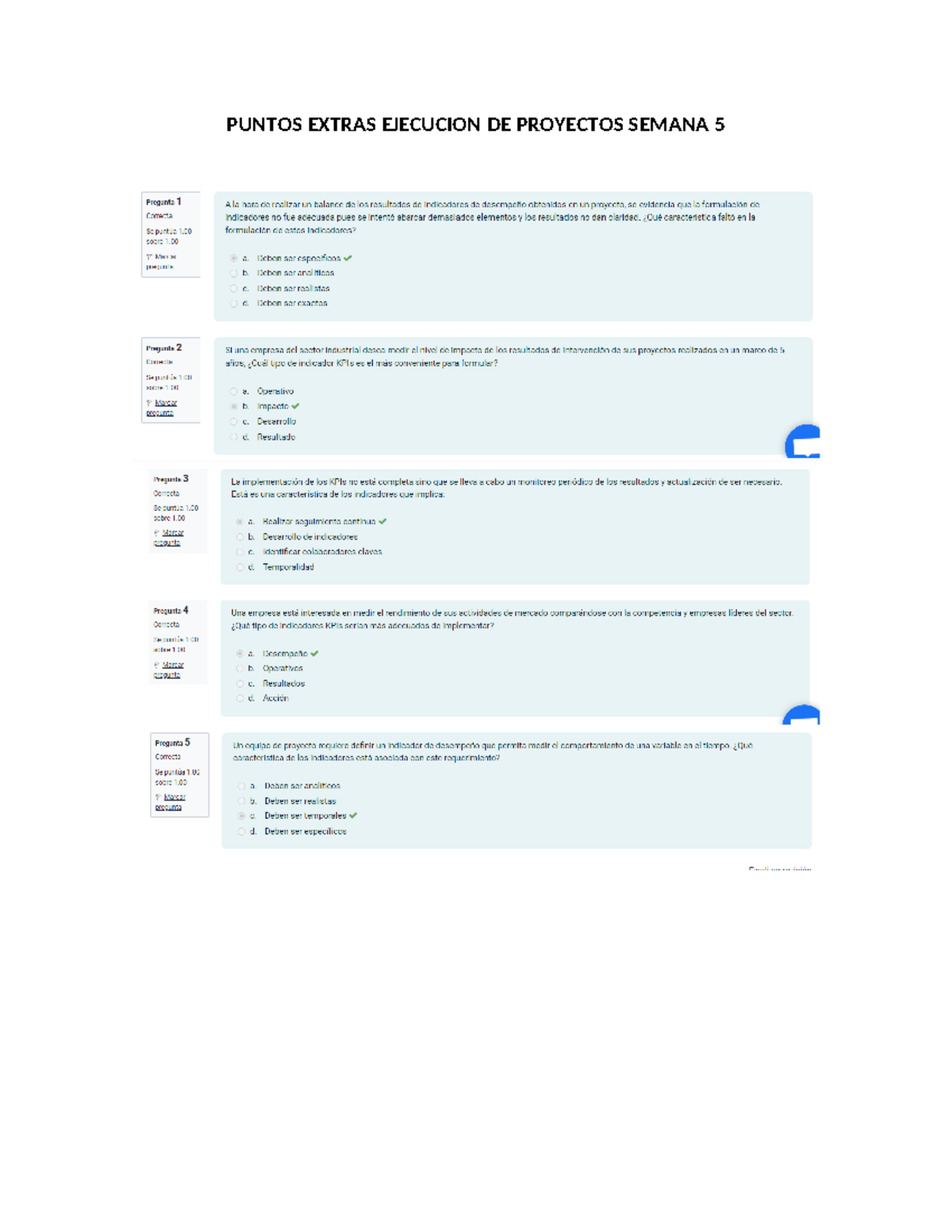 Puntos Extras Ejecucion DE Proyectos Semana 5 - PUNTOS EXTRAS EJECUCION DE PROYECTOS SEMANA 5 ...