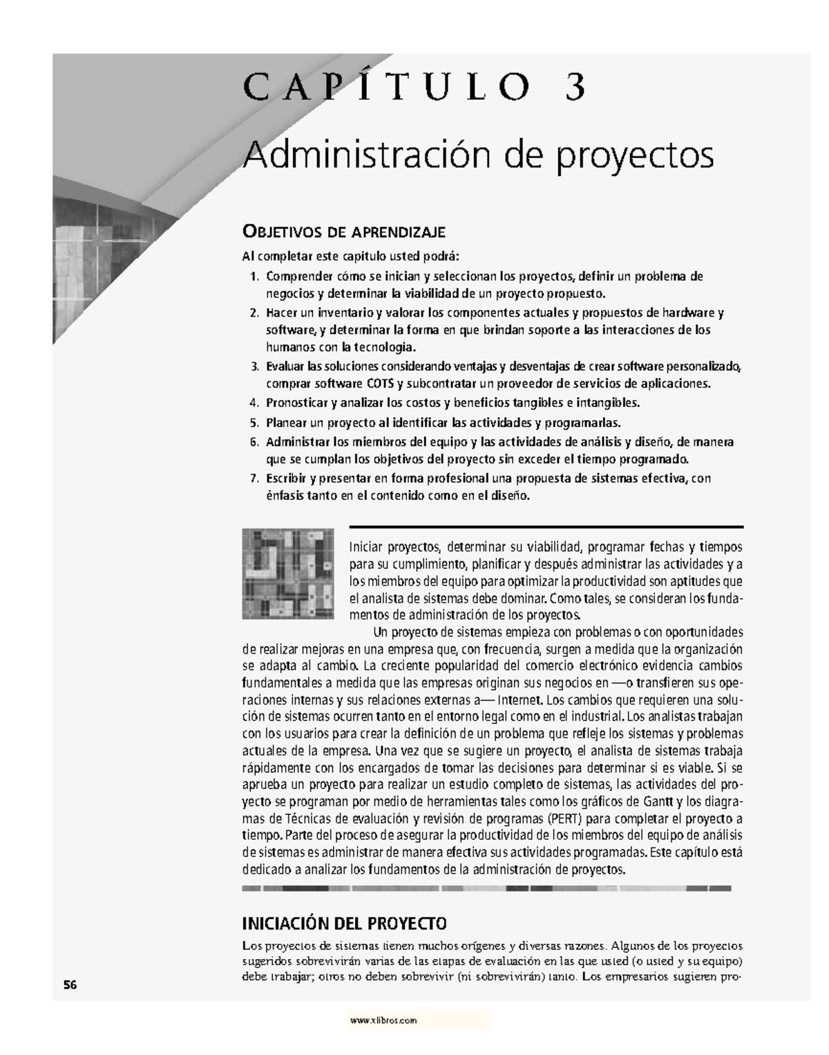 Kendall - Cap 3 Administración de proyectos - Análisis y diseño de sistemas - 56 PARTE I • - Studocu