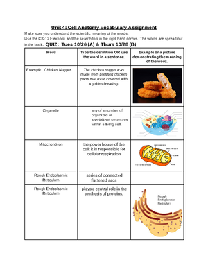 Unit 7 Cellular Reproduction Vocabulary-Tassnim- Google Docs - Unit 7 ...