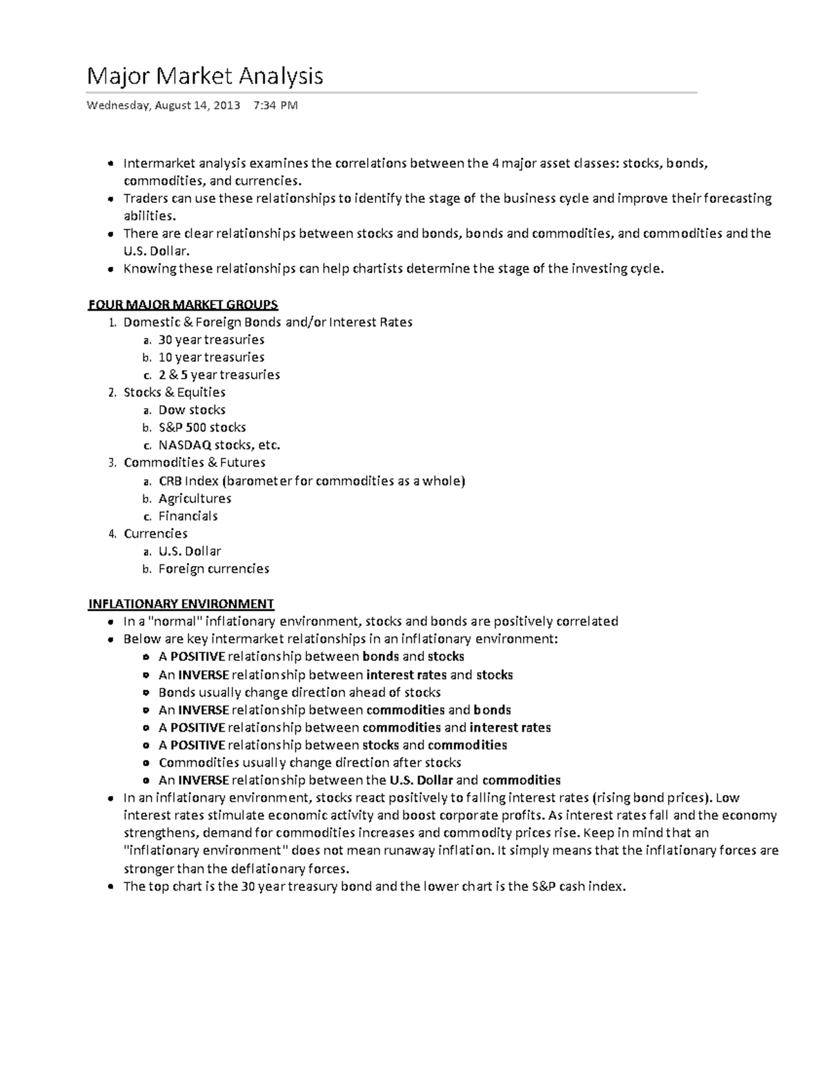Inner Circle Trader - Major Market Analysis - Major Market Analysis ...