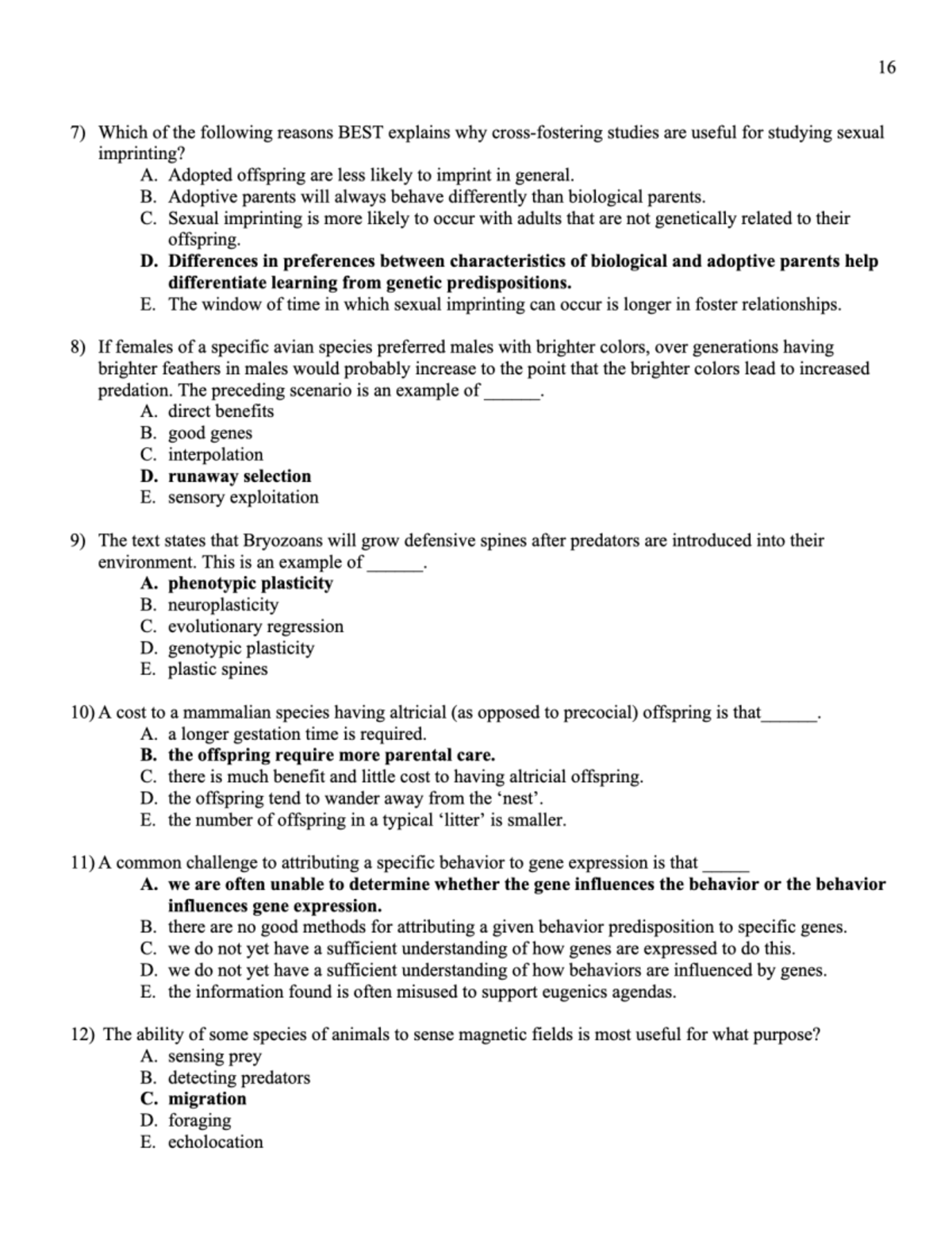 Exam 3 page 2 of Test - PSYC 327 - Studocu