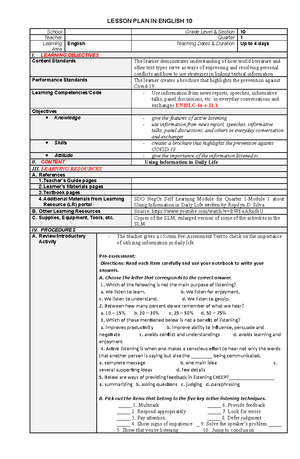 English 9 - Q2 - M18-A - English English – Grade 9 Quarter 2 – Module ...