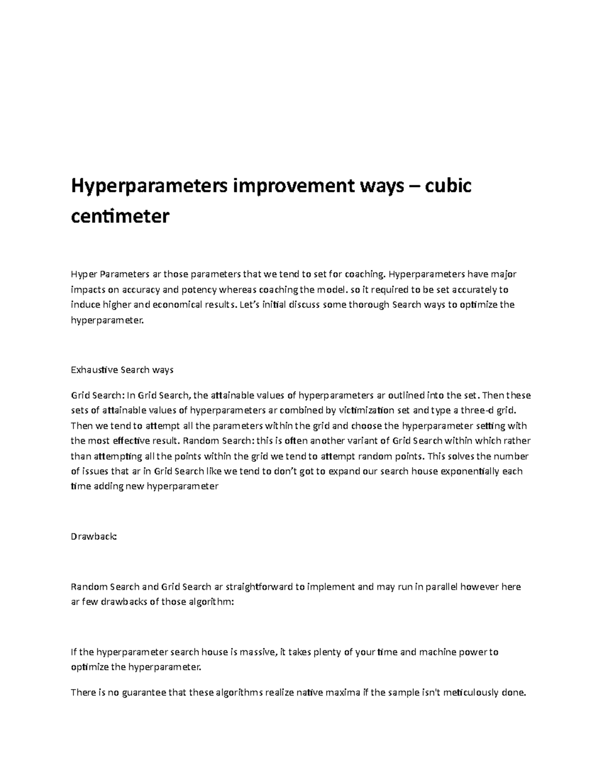 Hyperparameters Improvement Ways Cubic Centimeter Hyperparameters hyperparameters-improvement-ways-cubic-centimeter-hyperparameters