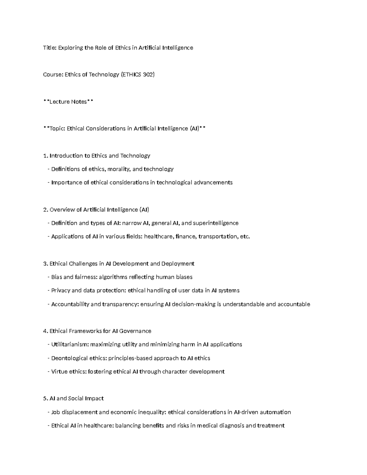 UEM4 - sfdssfasd - Title: Exploring the Role of Ethics in Artificial ...