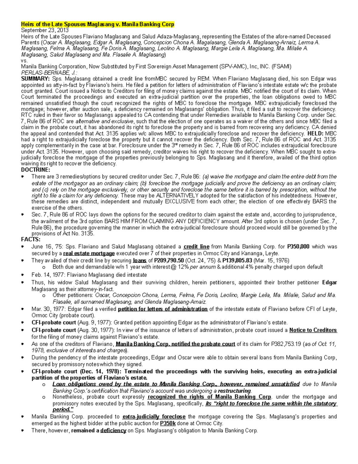 Pdf-heirs-of-sps-maglasang-v-manila-banking-corp compress gggg - Heirs ...