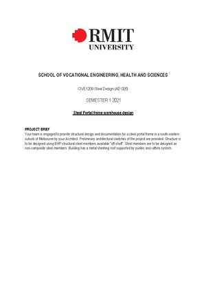 Interim Design Report SS1 - STEEL STRUCTURES 1 Design Report Edward ...