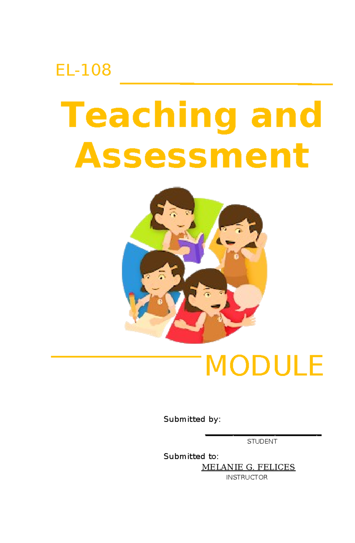 Module 1 - Macroskills 1 - EL- MODULE Teaching and Assessment of the ...