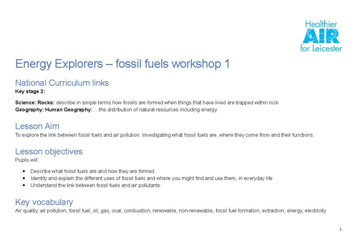 Energy-explorers-fossil-fuels-workshop-1-lesson-plan - Energy Explorers ...
