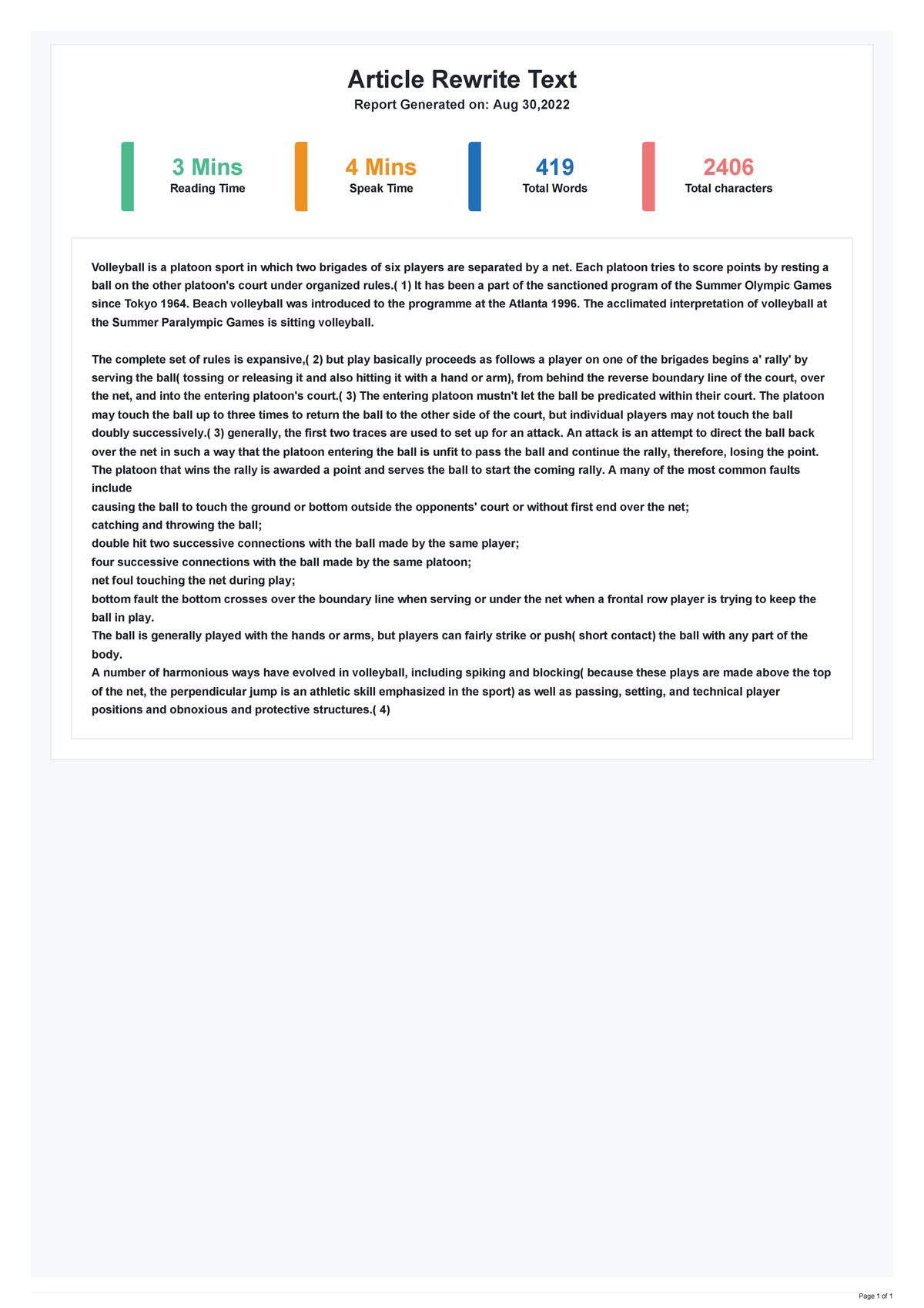 Article-rewriter-report - Article Rewrite Text Report Generated on: Aug ...