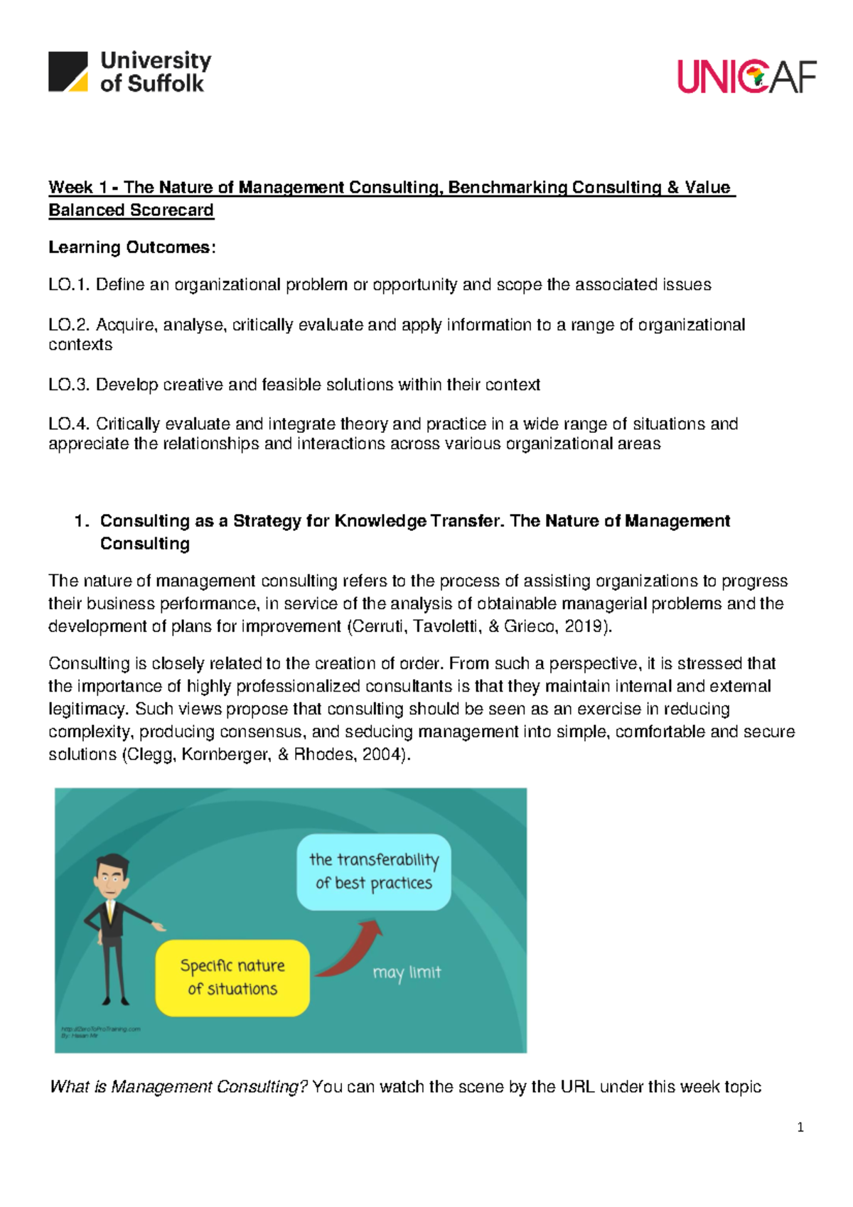 The Nature of Management Consulting, Benchmarking Consulting Value ...