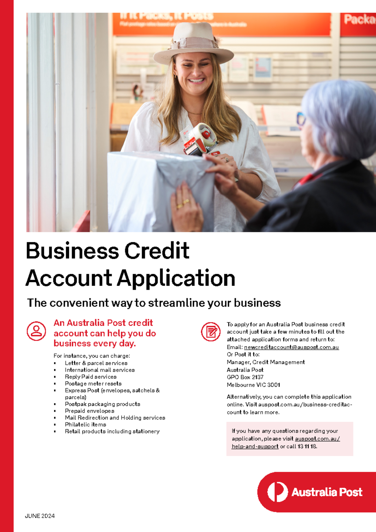 Business credit account application - Business Credit Account ...