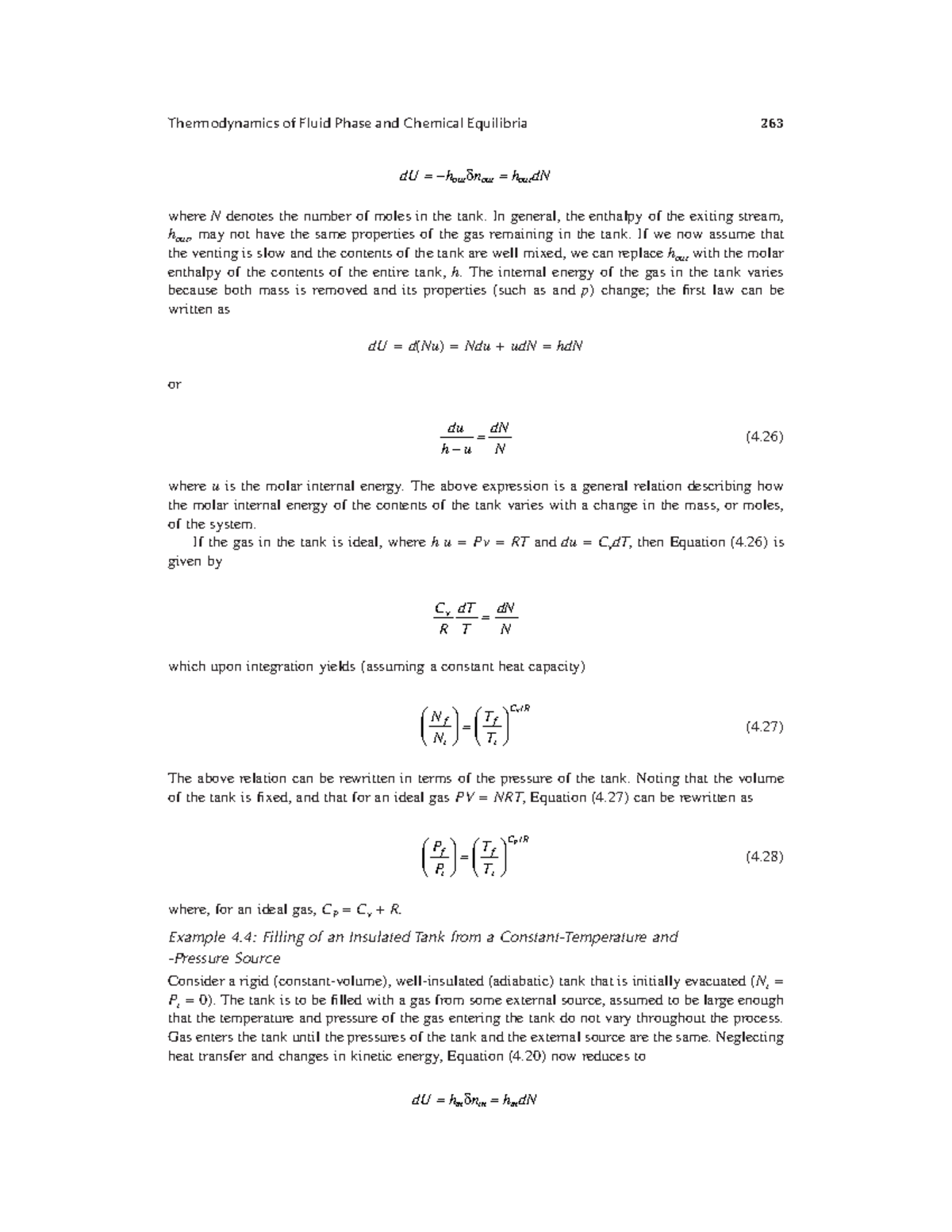 Albright's Chemical Engineering - Thermodynamics of Fluid Phase and ...