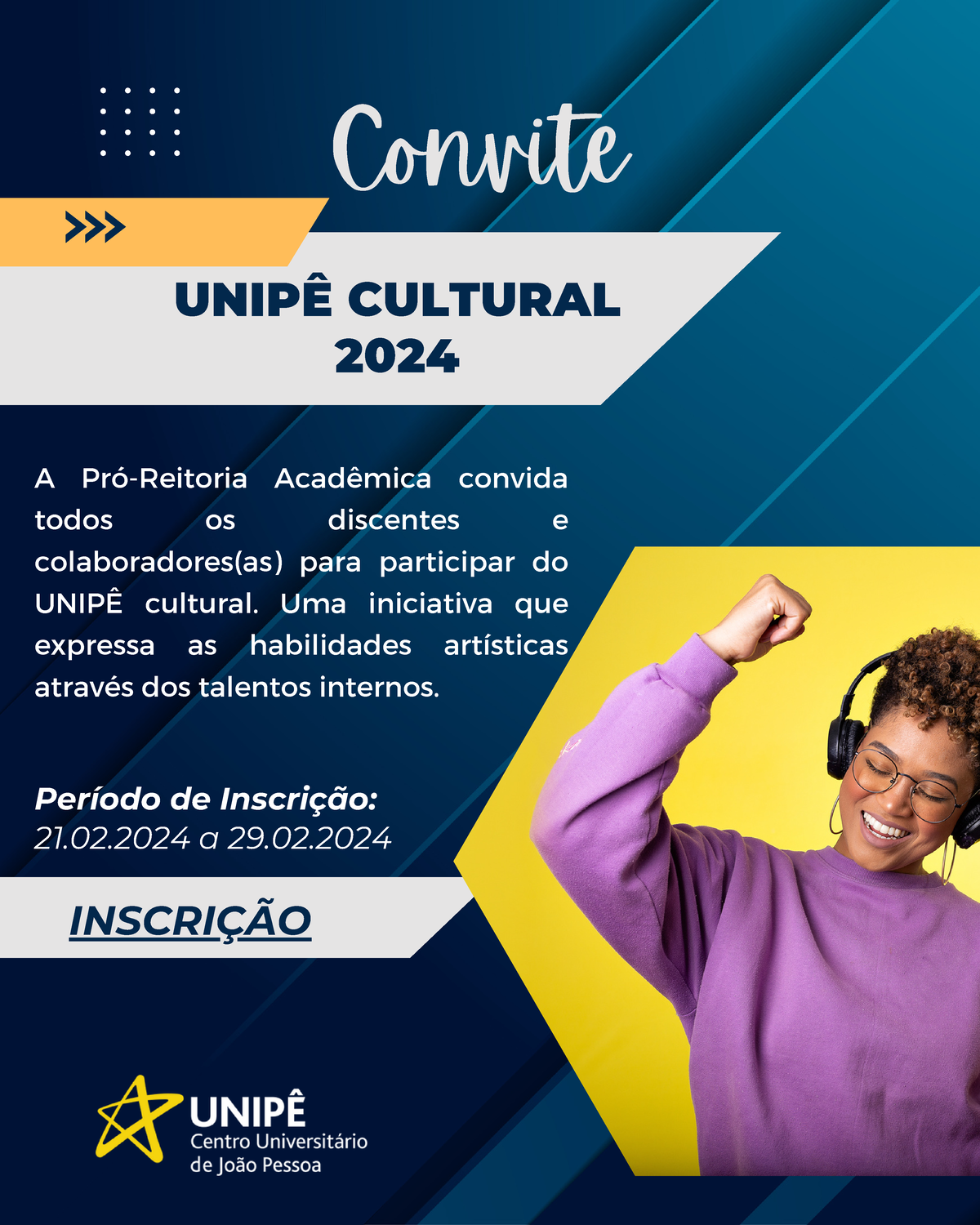 Unipê Cultural 2024 - Event - Design Gráfico E Digital - UNIPÊ CULTURAL ...