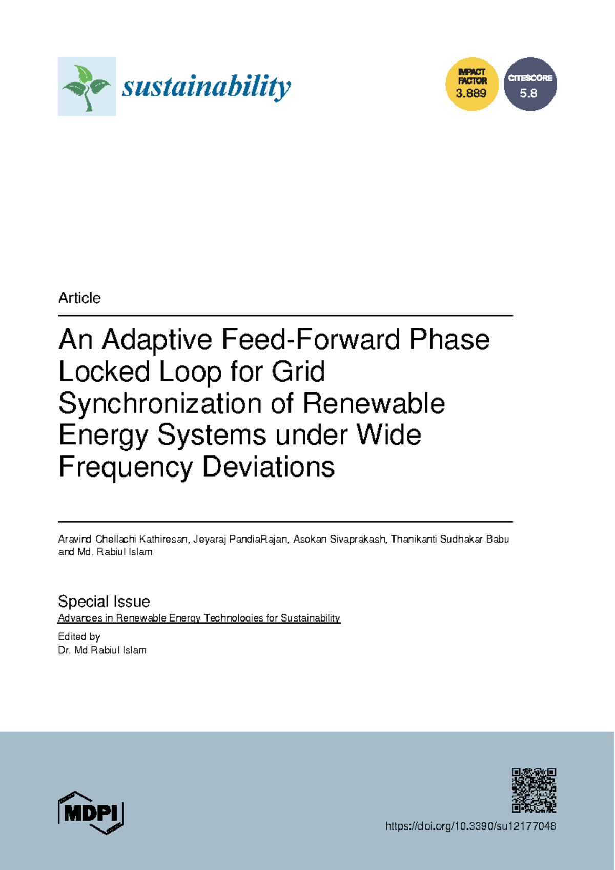 Sustainability 12 07048 with cover - industrial engineering - Studocu
