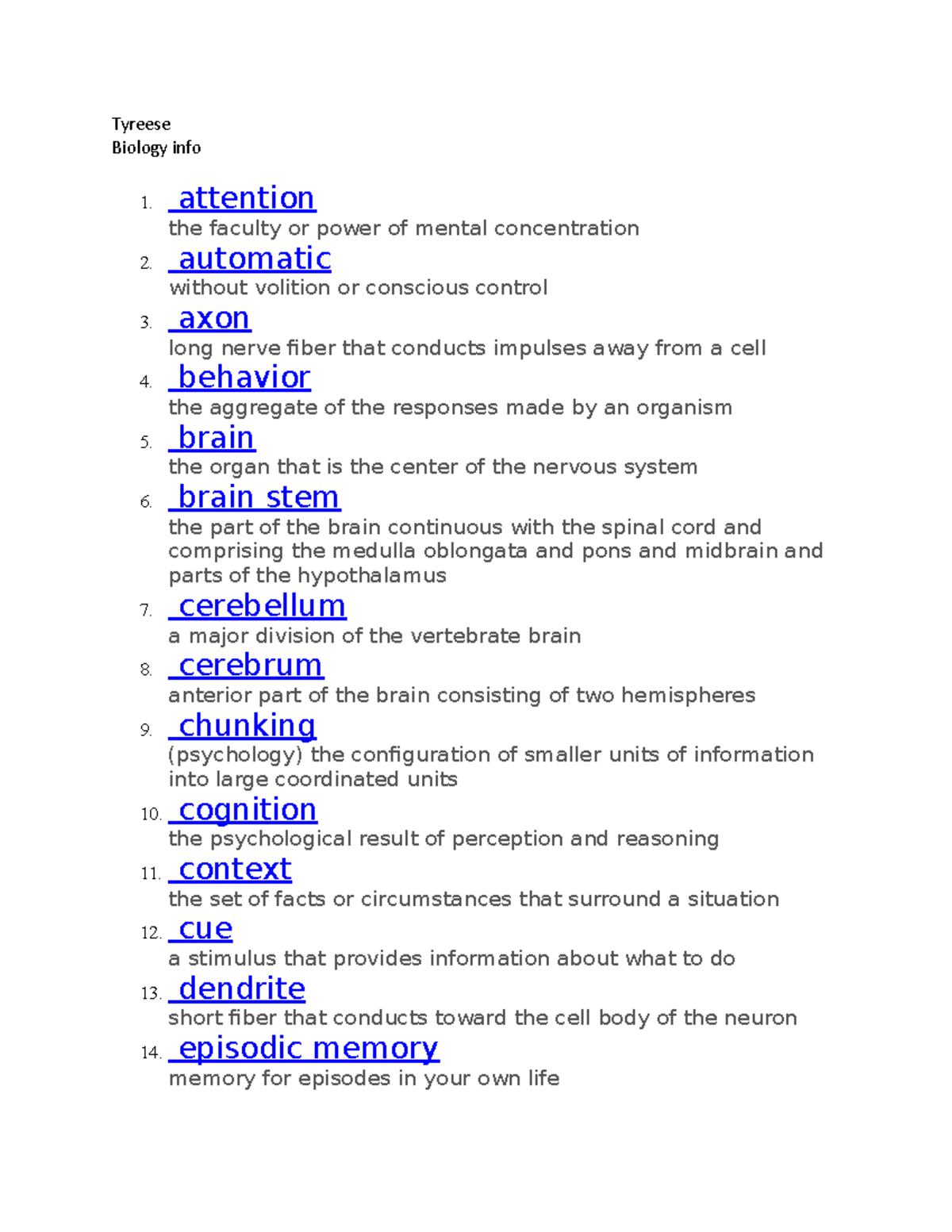 Biology 60 - good notes i use on to do great on my test and quizzes ...