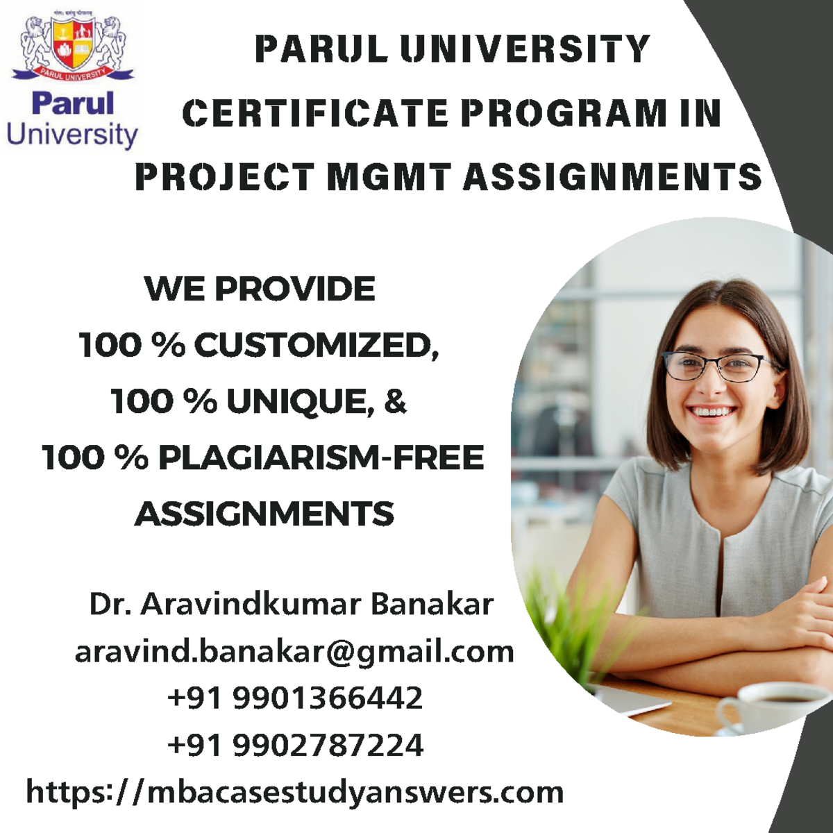 Parul University Certificate Program in Project Mgmt Assignments 6 ...