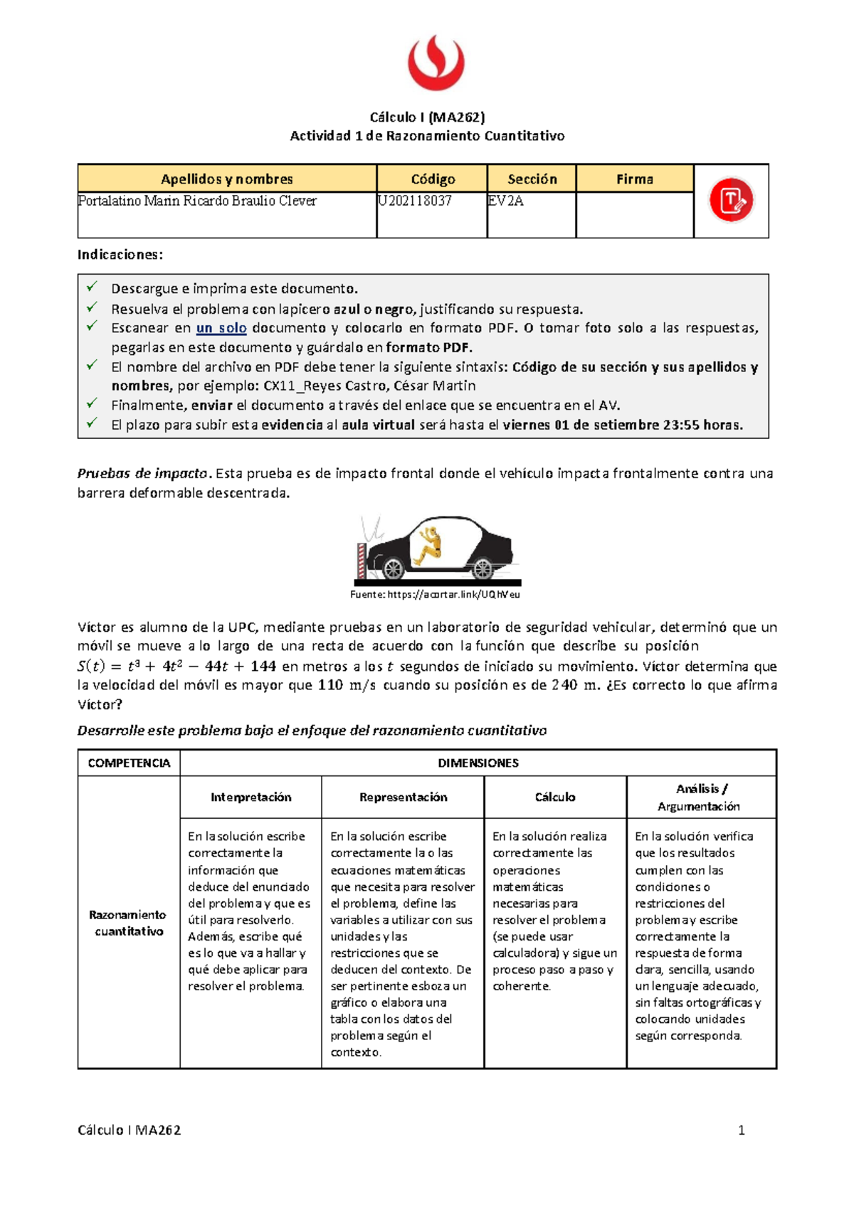 RC-Portalatino Ricardo - Cálculo I MA262 1 Descargue e imprima este ...