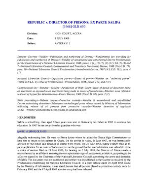 RE Akoto AND 7 Others FULL CASE PDF. - RE: AKOTO AND 7 OTHERS, [1961 ...