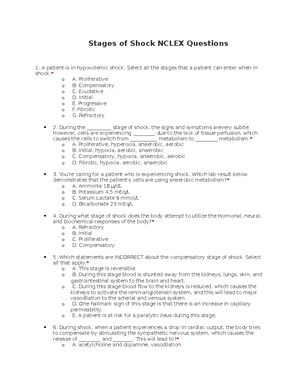 Nurse Sarah Anaphylactic Shock - Anaphylactic Shock NCLEX Questions 1 ...