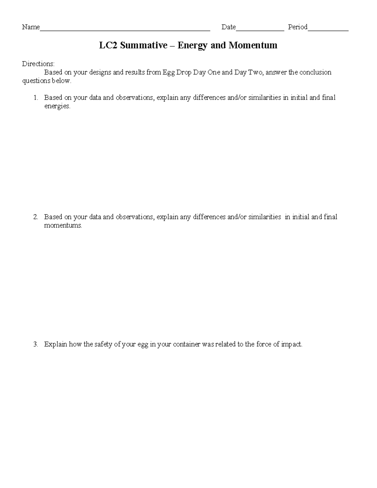 LC2 Summative - Name______________________________________________ Date ...