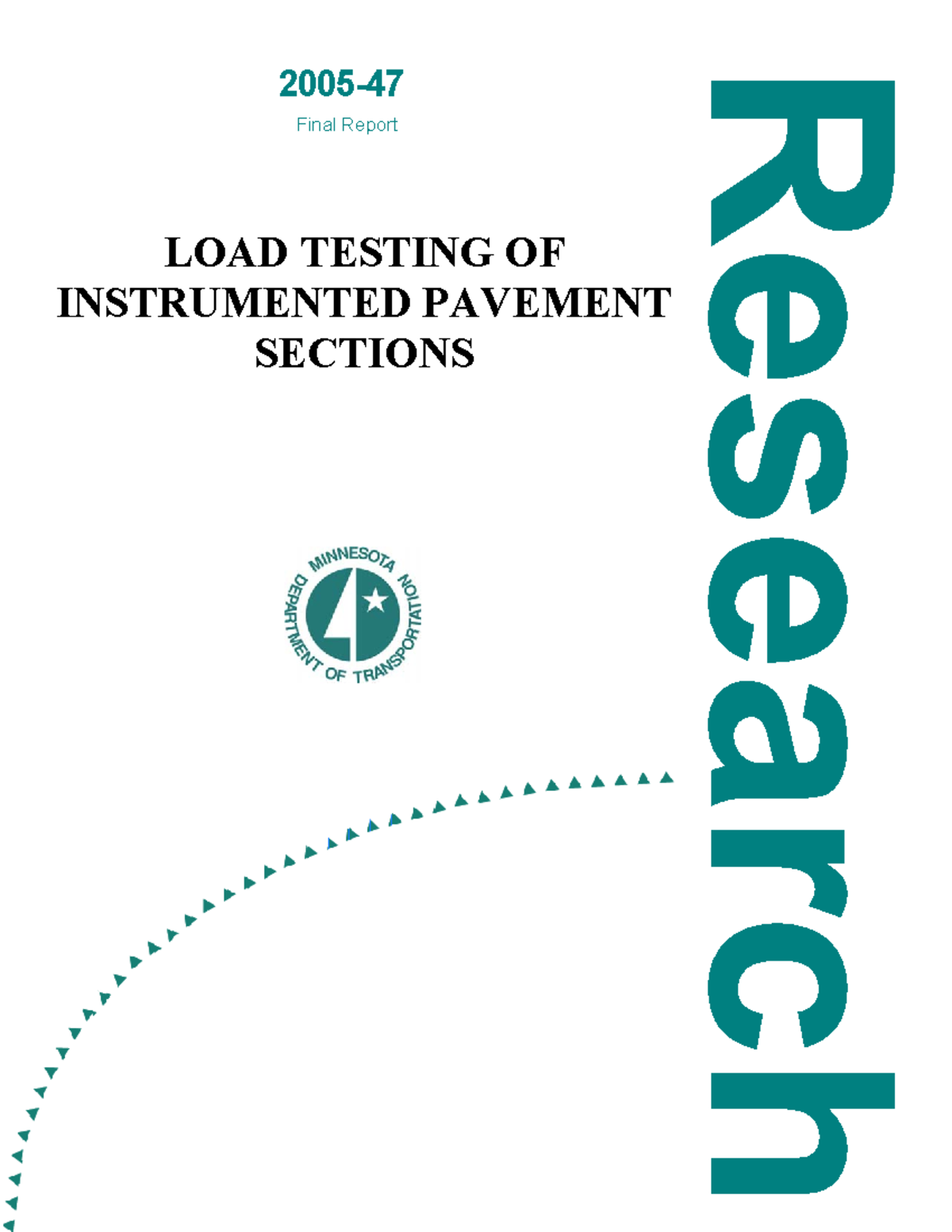 Load Testing Of Instrumented Pavement Sections Pdfdrive 2005 Final Report Load Testing Of