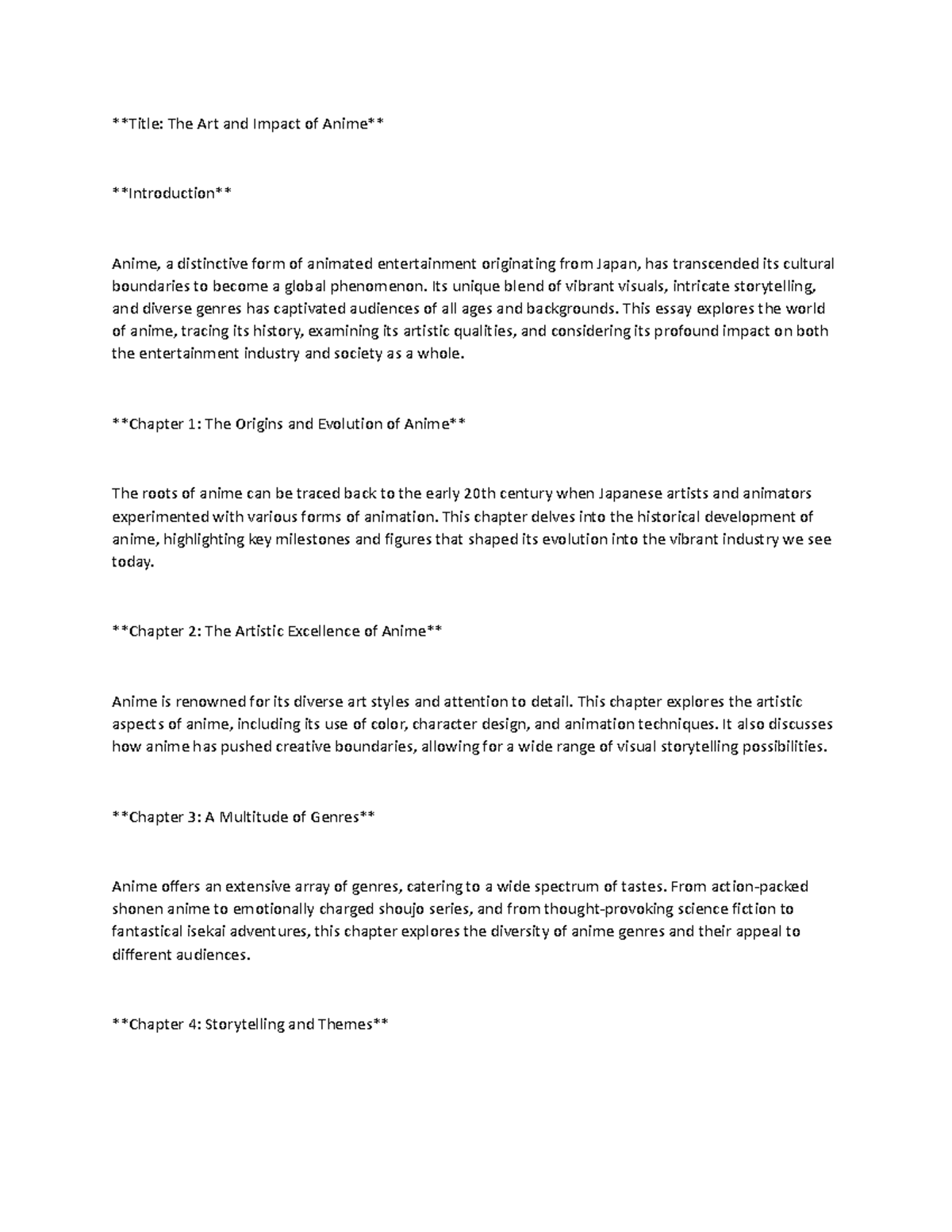 Idkldp;wj - wdpl[q - Title: The Art and Impact of Anime Introduction ...