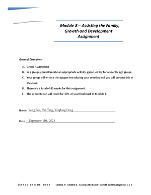 Module 9 - Assignment JC - Module 9 – Assisting the Dying Person ...