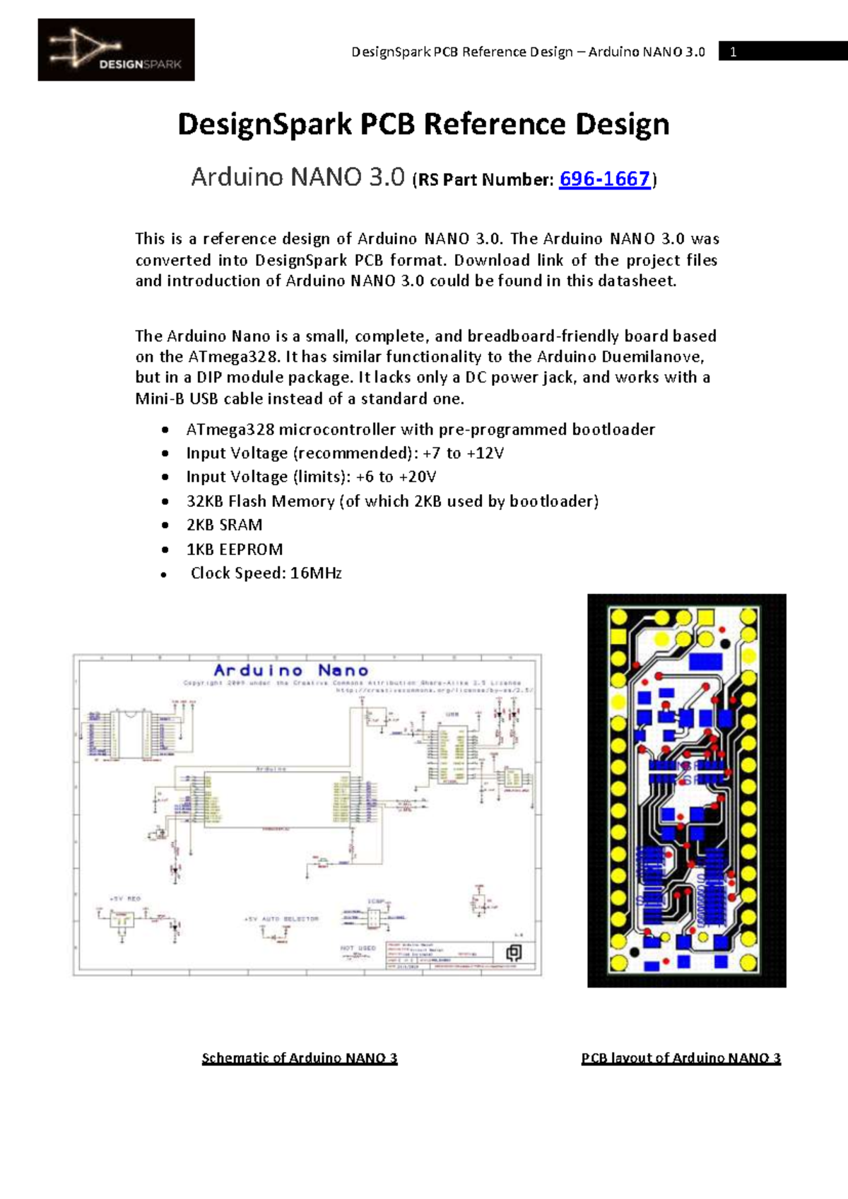 Arduino-NANO-3-Reference-Design - DesignSpark PCB Reference Design ...