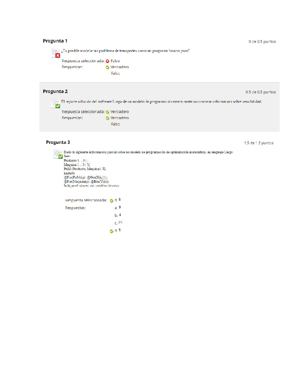 QUIZ 4 2023 IOP 1 Bresciani - Investigación de Operaciones 1 - Studocu