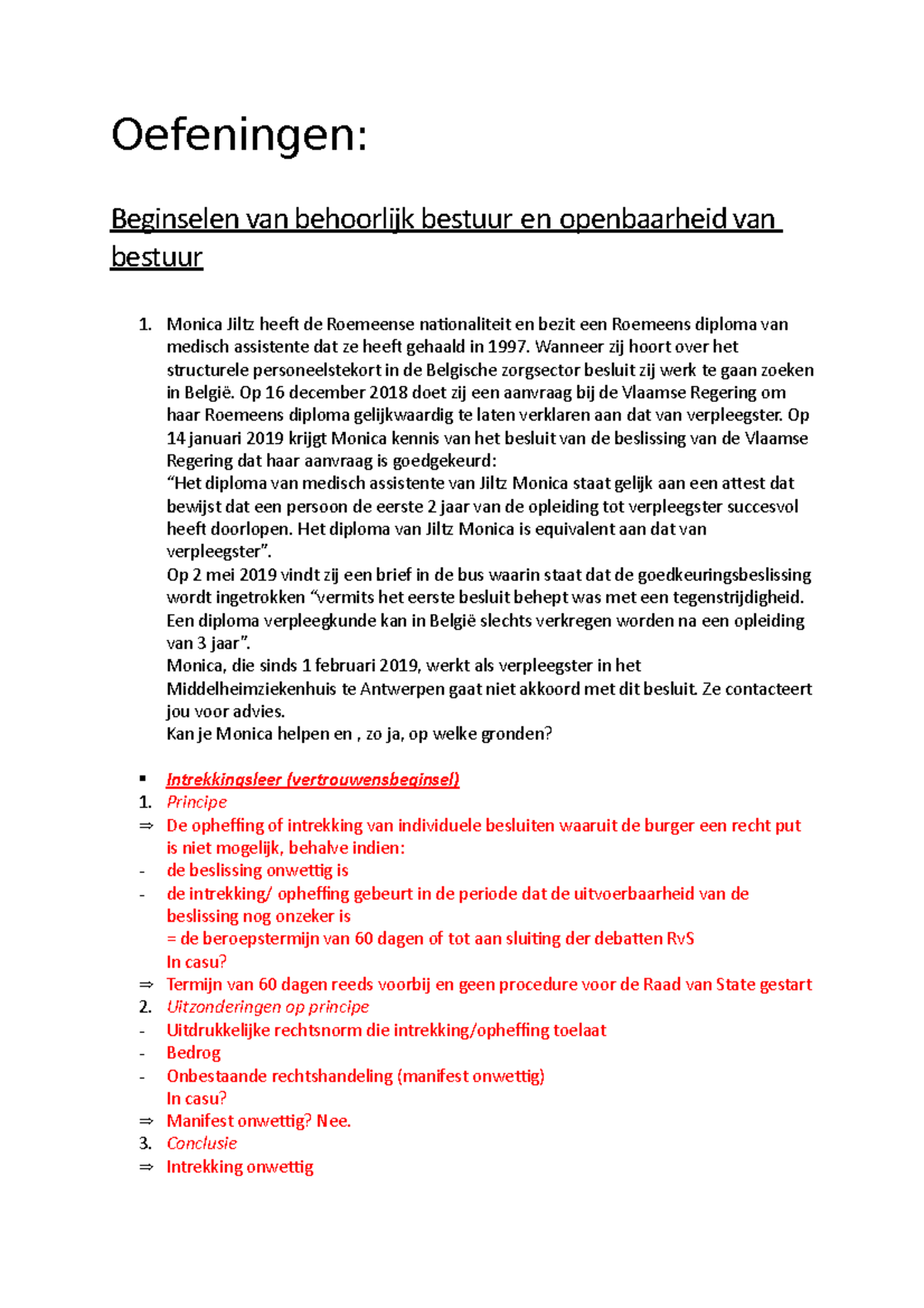 Oefeningen - Behoorlijk Besuutr - Oefeningen: Beginselen van behoorlijk ...