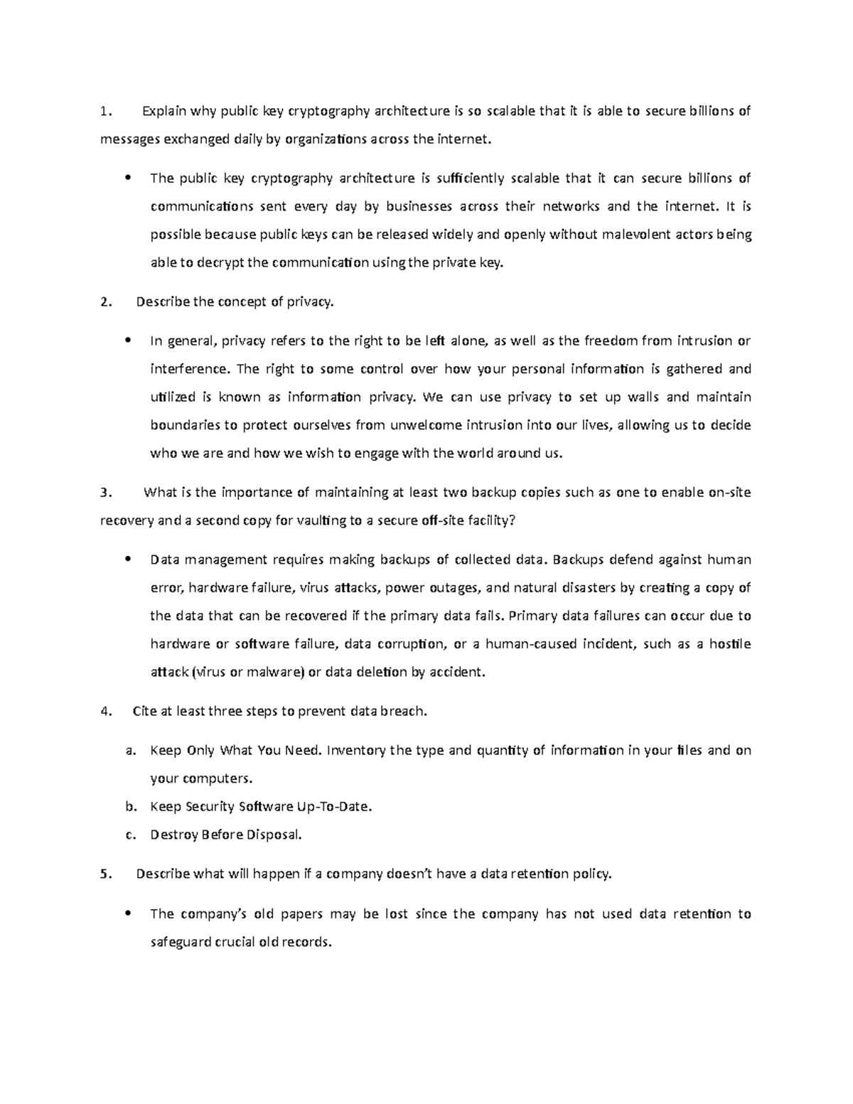 Doc32 - Explain why public key cryptography architecture is so scalable ...
