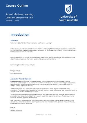 UniSA - University of South Australia - Studocu