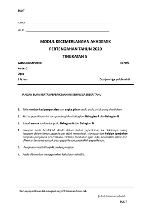 LAB Report 1 - CHEMISTRY LABORATORY REPORT EXPERIMENT 1 TITLE : NAME ...