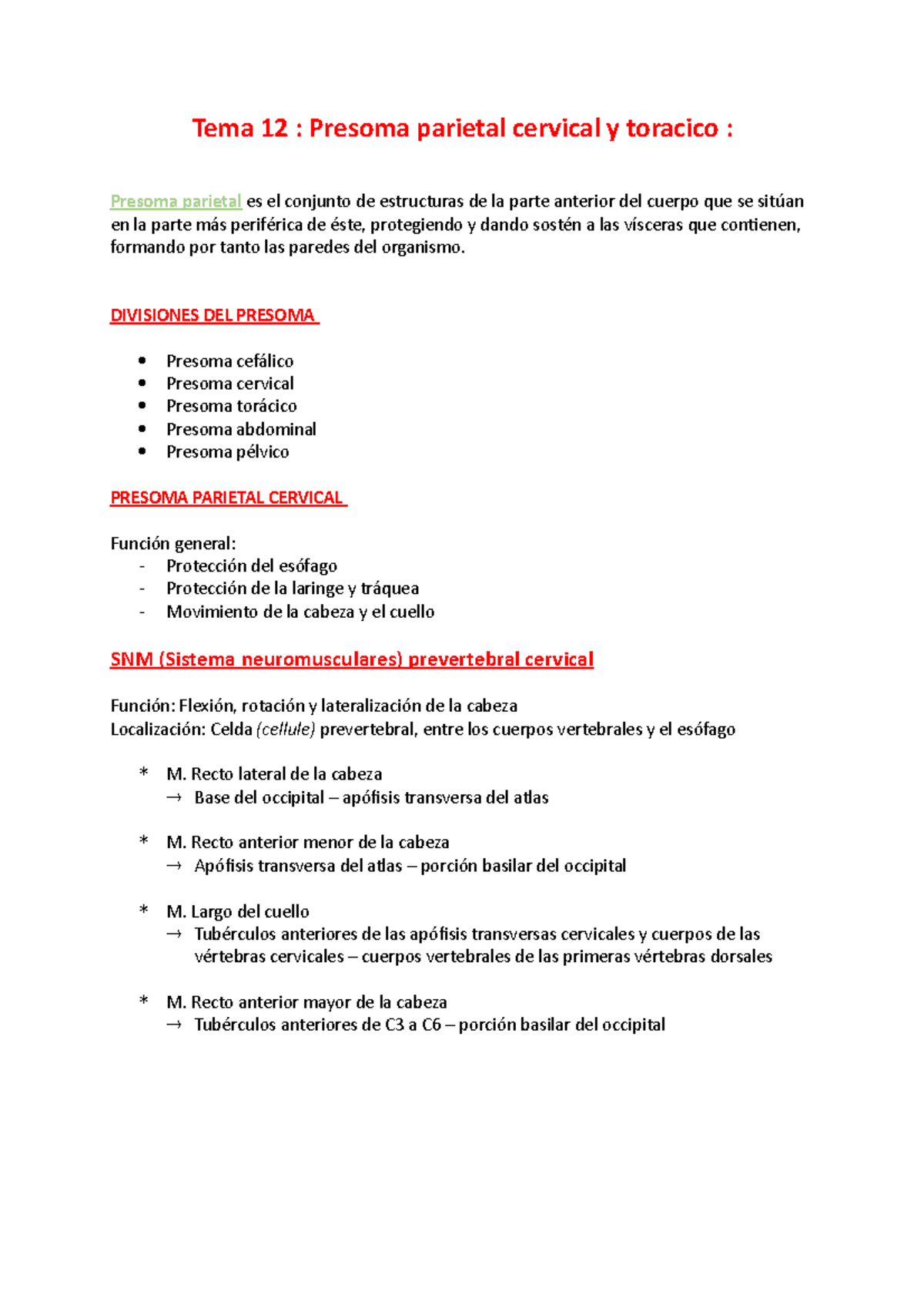 5.Tema 12 Fiche ANAT - ejercicios - Tema 12 : Presoma parietal cervical ...