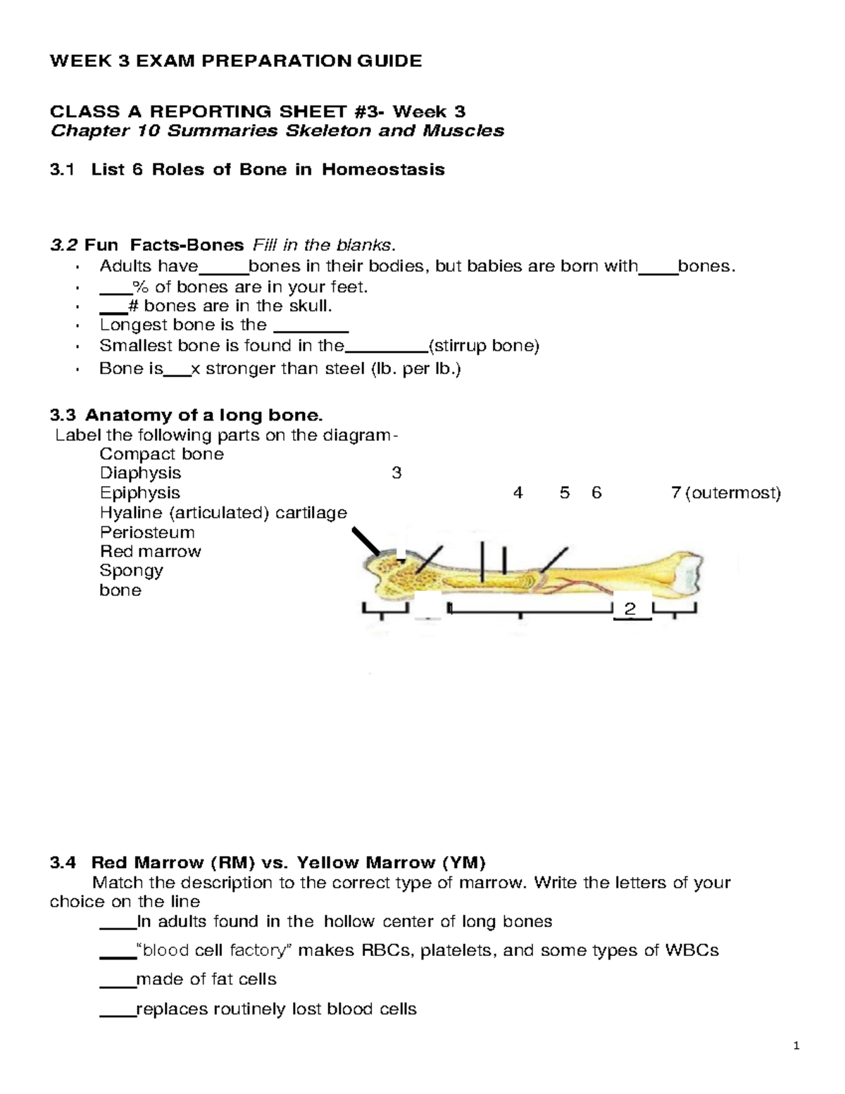 BIOL 111 WEEK 3 EXAM Preparation Guide 2022 - WEEK 3 EXAM PREPARATION ...