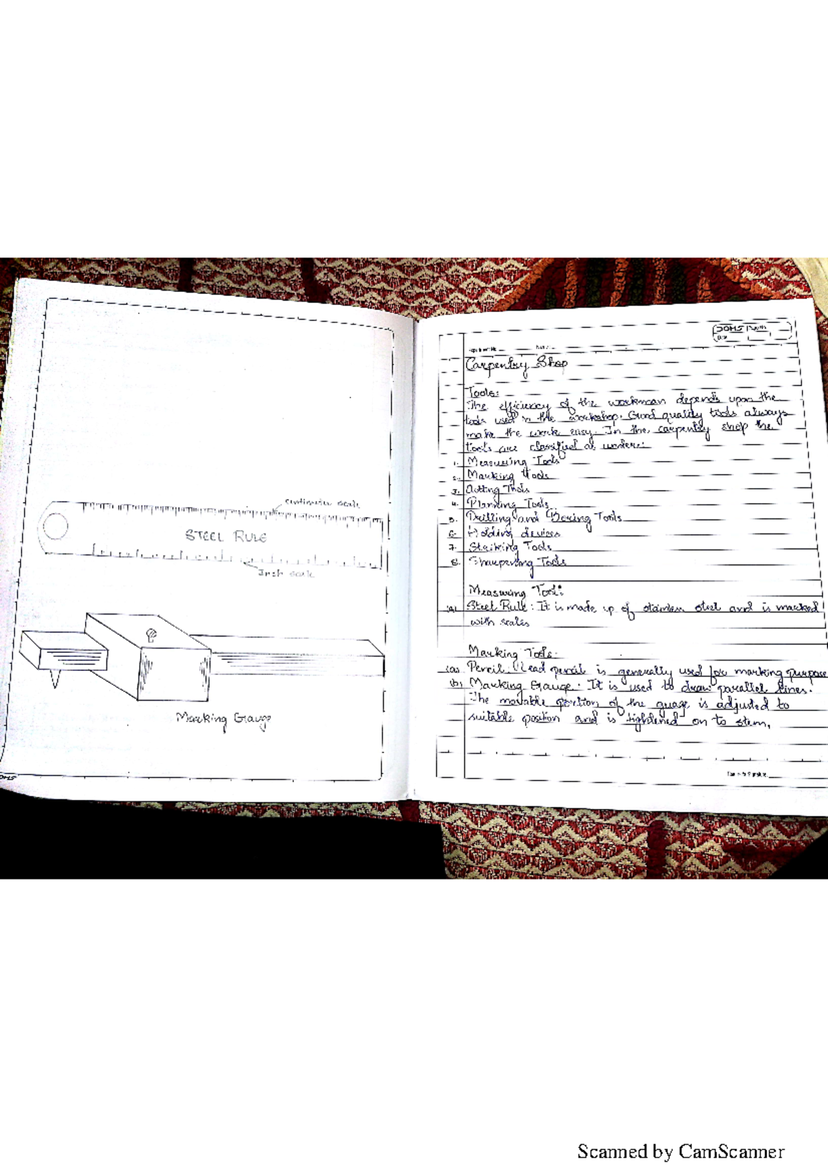 Carpentary-Workshop Practices - Workshop Practices - Studocu