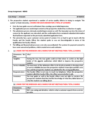 Case study 1 - Assessment - UJ - Studocu