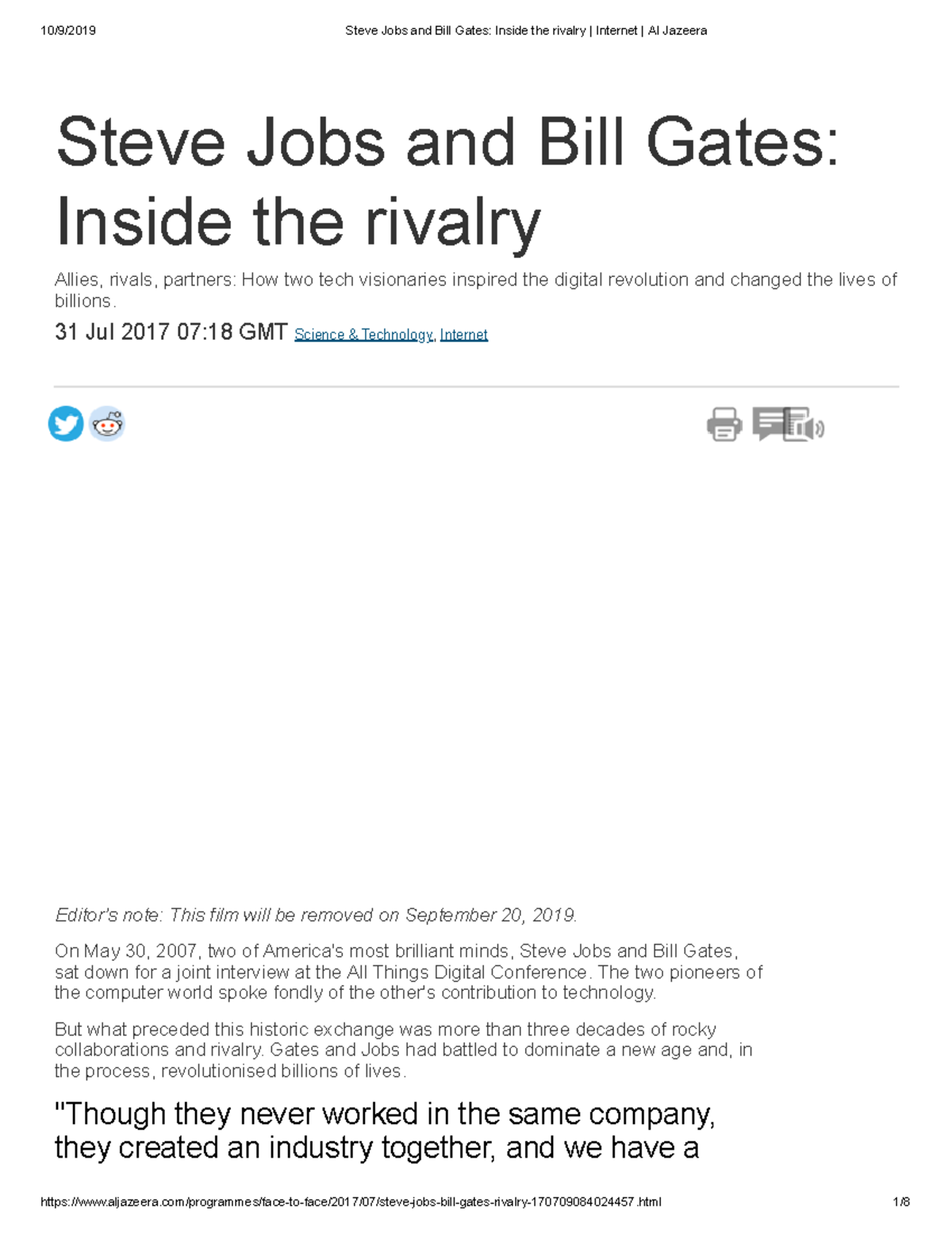 Industrial pioneers - brilliant minds. Steve Jobs and Bill Gates ...