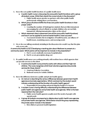 Week 6 learning exercise - Week 6 learning exercise Learning exercise ...