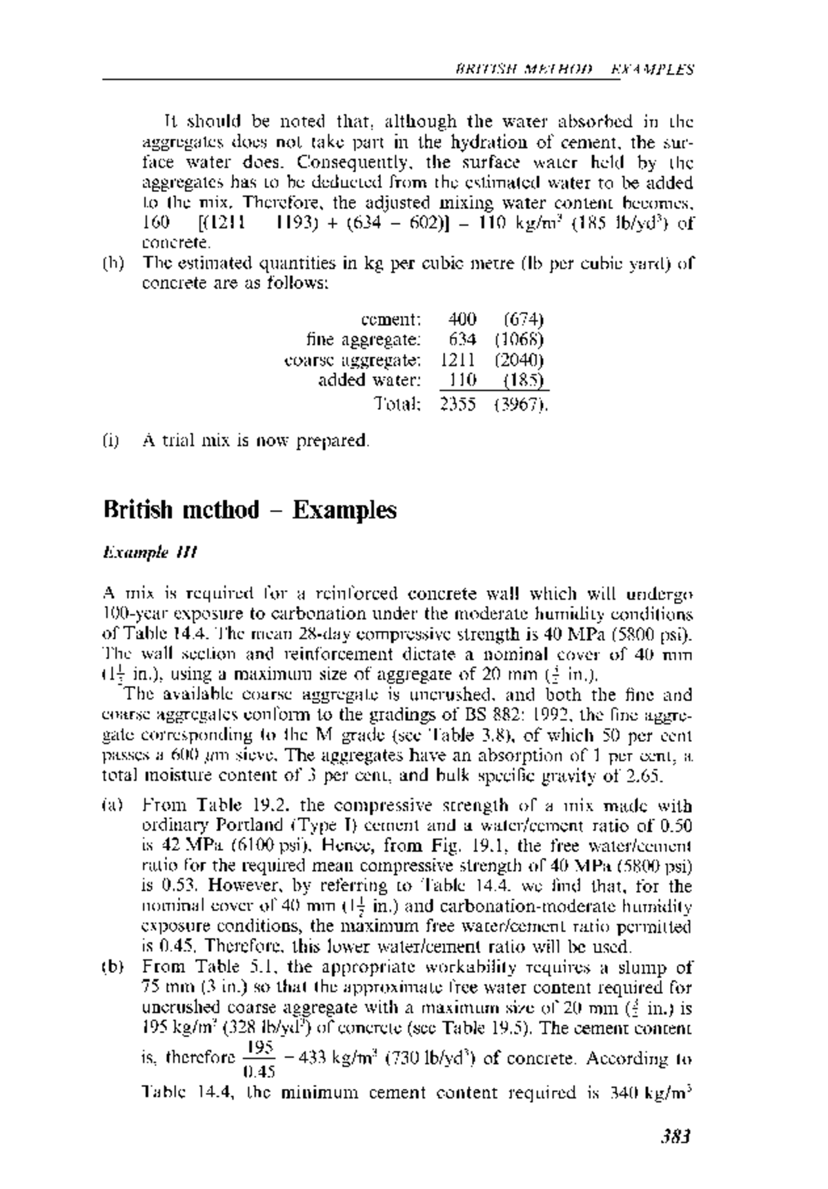 Mix Design 2 - Lecture notes 4 - Bsc. Civil Engineering - Studocu