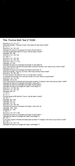 Screenshot 20240628-204747 - Title: Practice Math Test 7853184 Solve ...