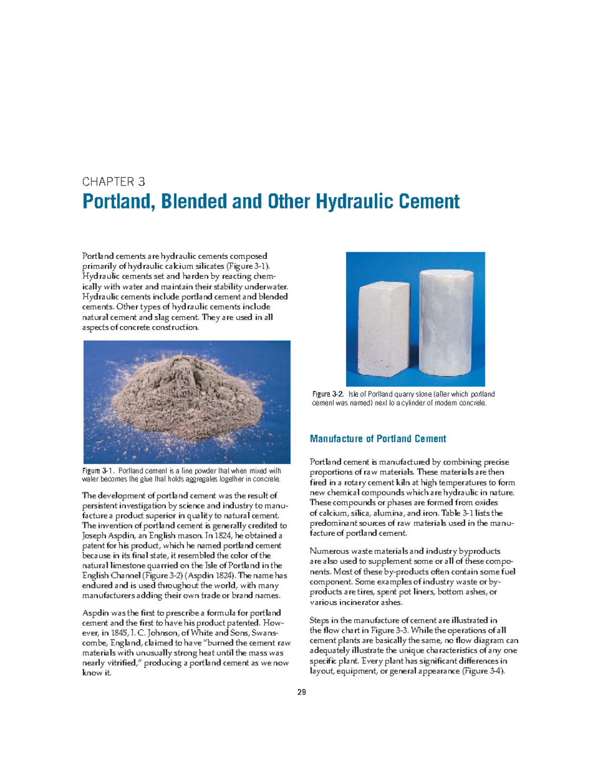 Semana 02 O Portland, Blended and Other Hydraulic Cement C PCA Chapter 3 - Portland cements are ...