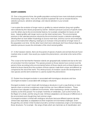 SBI3U Final Exam Review - GRADE 11 BIOLOGY SBI3U - FINAL EXAM REVIEW ...